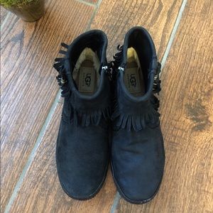 UGG | Shoes | Euc Ugg Tiana Fringe Booties | Poshmark